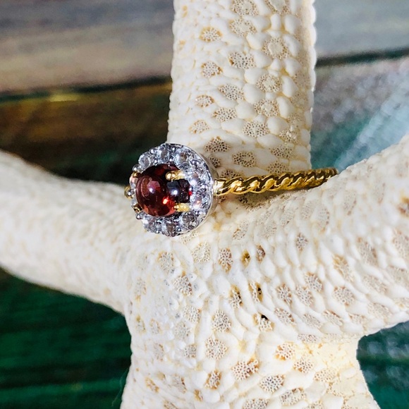 Samuels Jewelers | Jewelry | Genuine Red Garnet Gemstone Ring | Poshmark